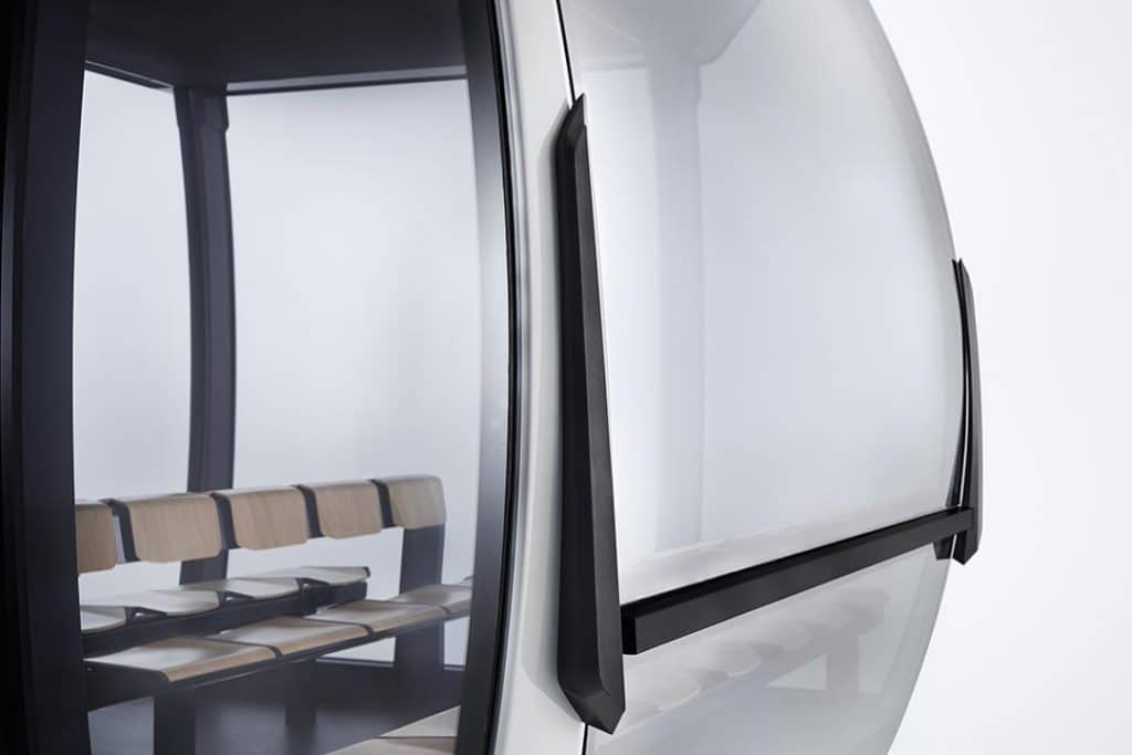 MOJA Design · Seilbahnkabine Atria
