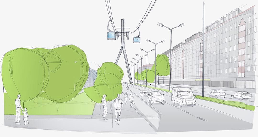 MOJA Design · Seilbahn München