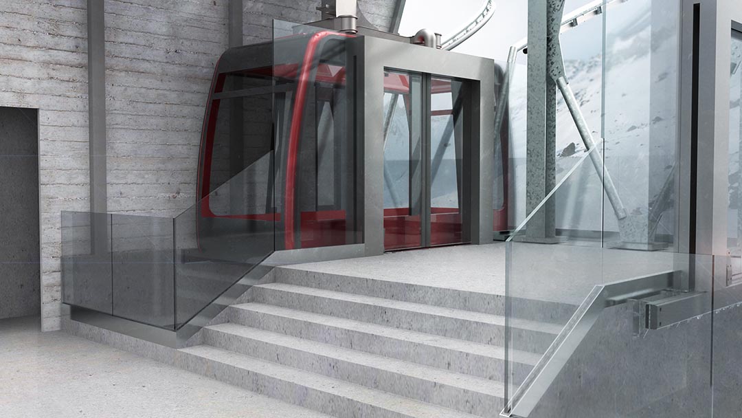 MOJA Design · Bahnsteigsystem