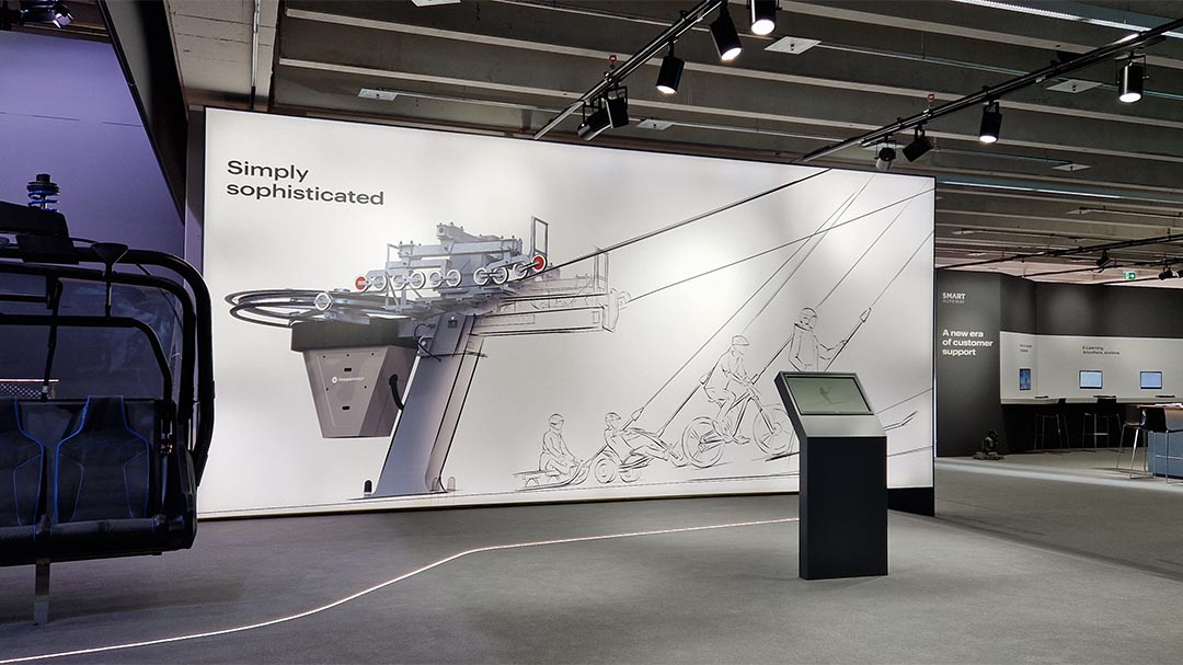 MOJA Design · Messestand Interalpin 2023