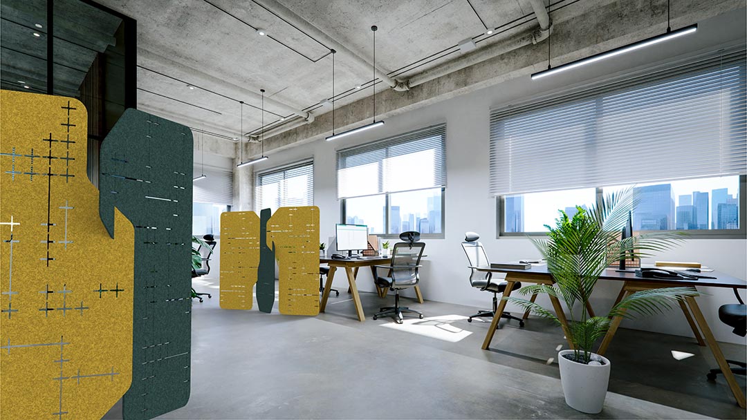 MOJA Design · Akustik Raumtrenner